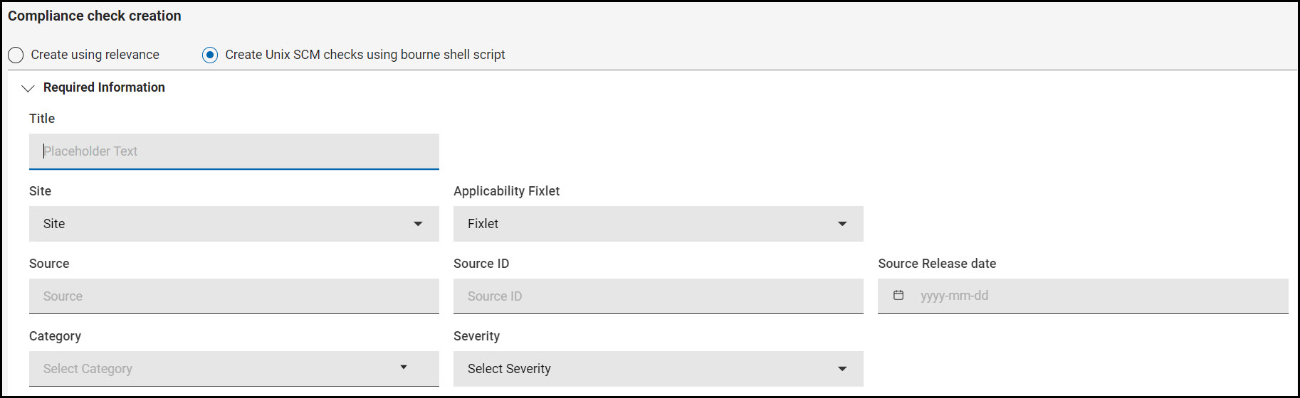 Creating a custom check using Unix content