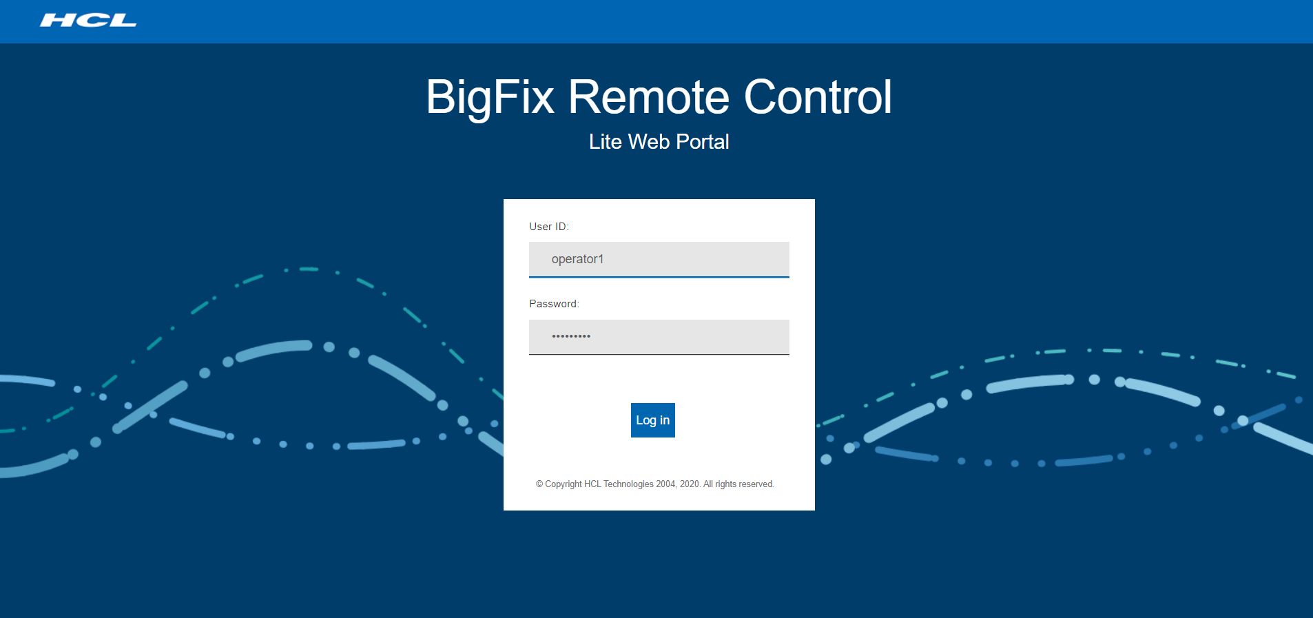 Starting a session through Lite Web Portal