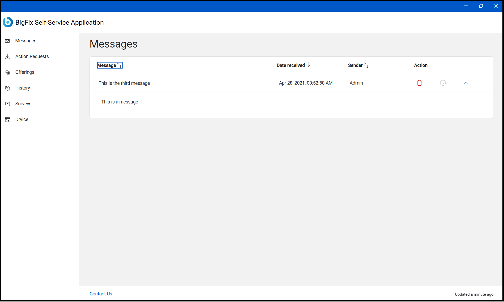 Scenario 4: Managing messages