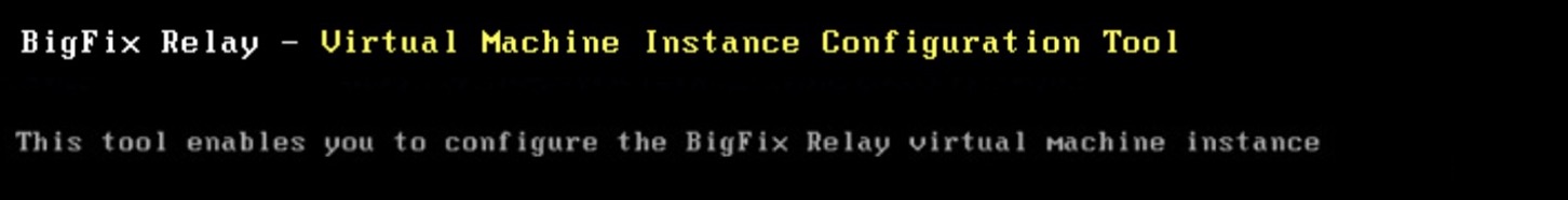 Manually deploying a new BigFix Virtual Relay instance