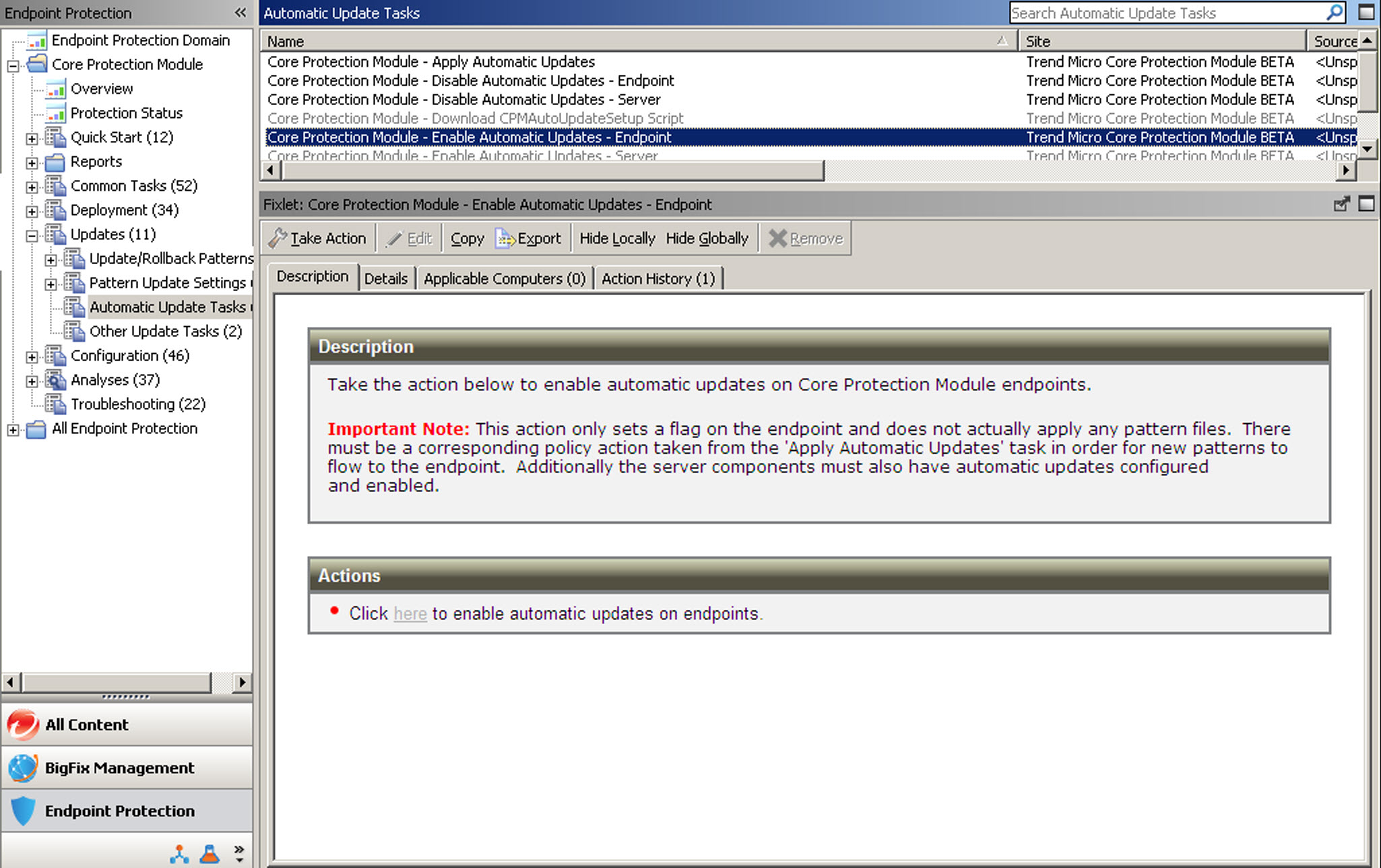 Update Pattern Files on CPM for Mac Clients