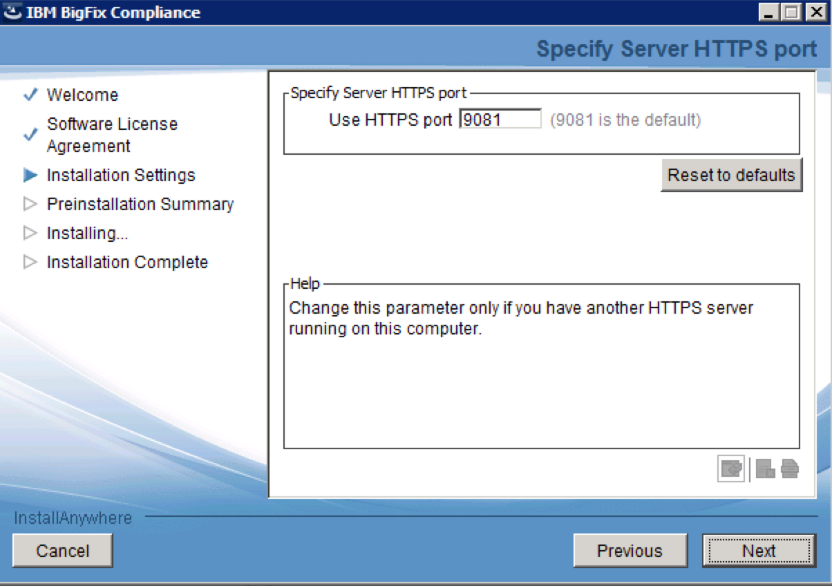 Running the installer