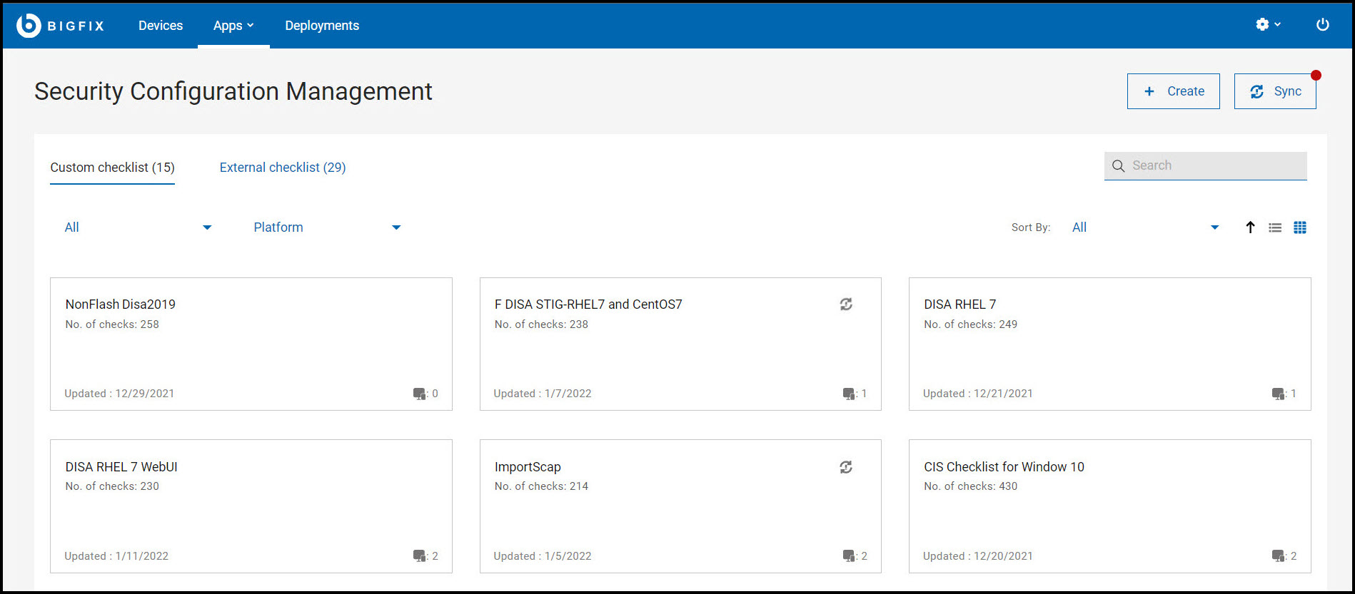 SCM App in WebUI: Overview