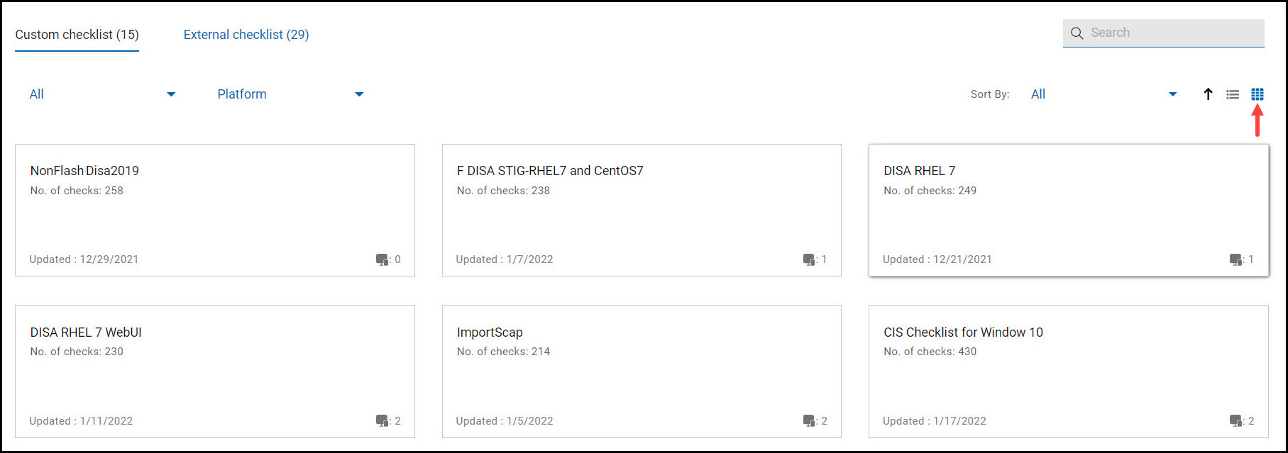 SCM App in WebUI: Overview