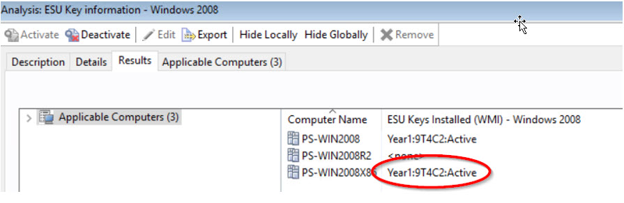 Preparing endpoints to accept ESU patches