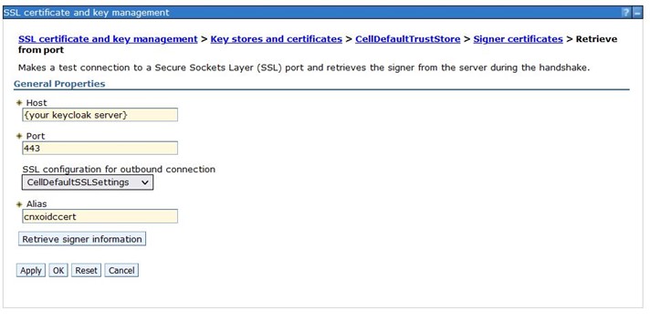 Updating WebSphere to support Keycloak OIDC Authentication for Connections {#t_keycloak_oidc ...
