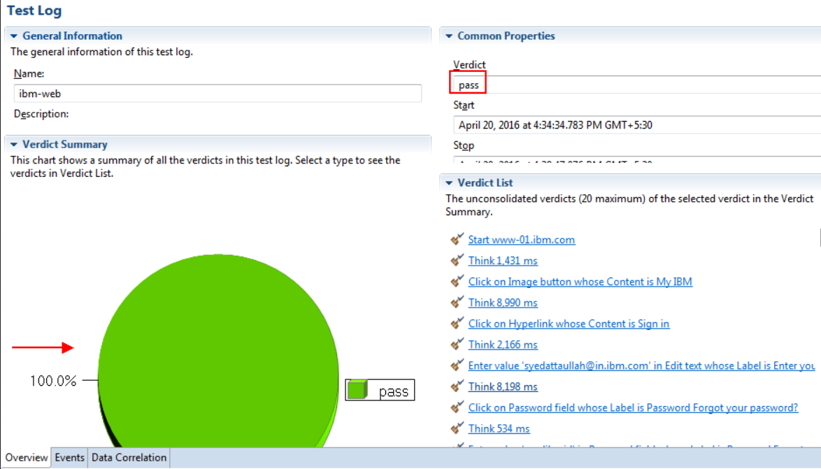 Lesson 4: Viewing test results