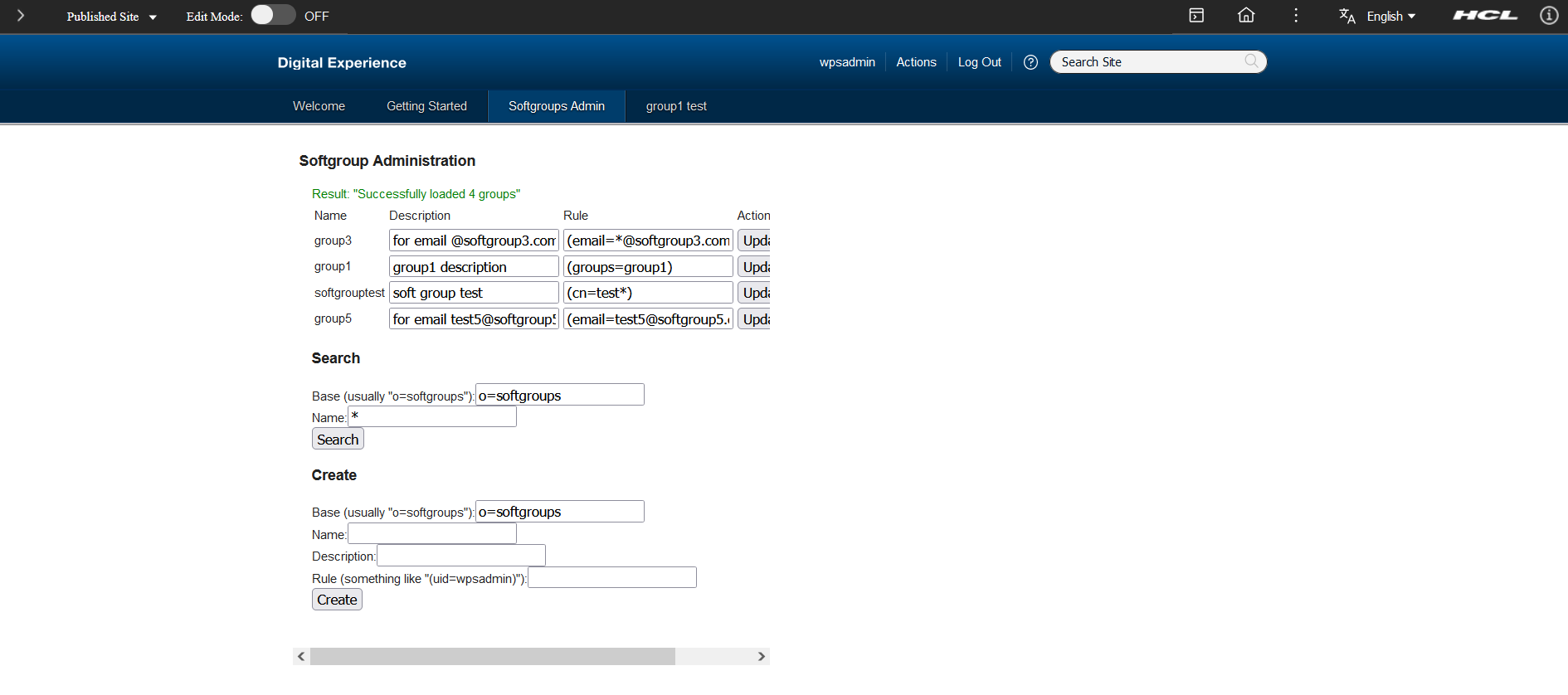 Configuring Rule-based user groups adapter for Transient Users - HCL Digital Experience Help Center