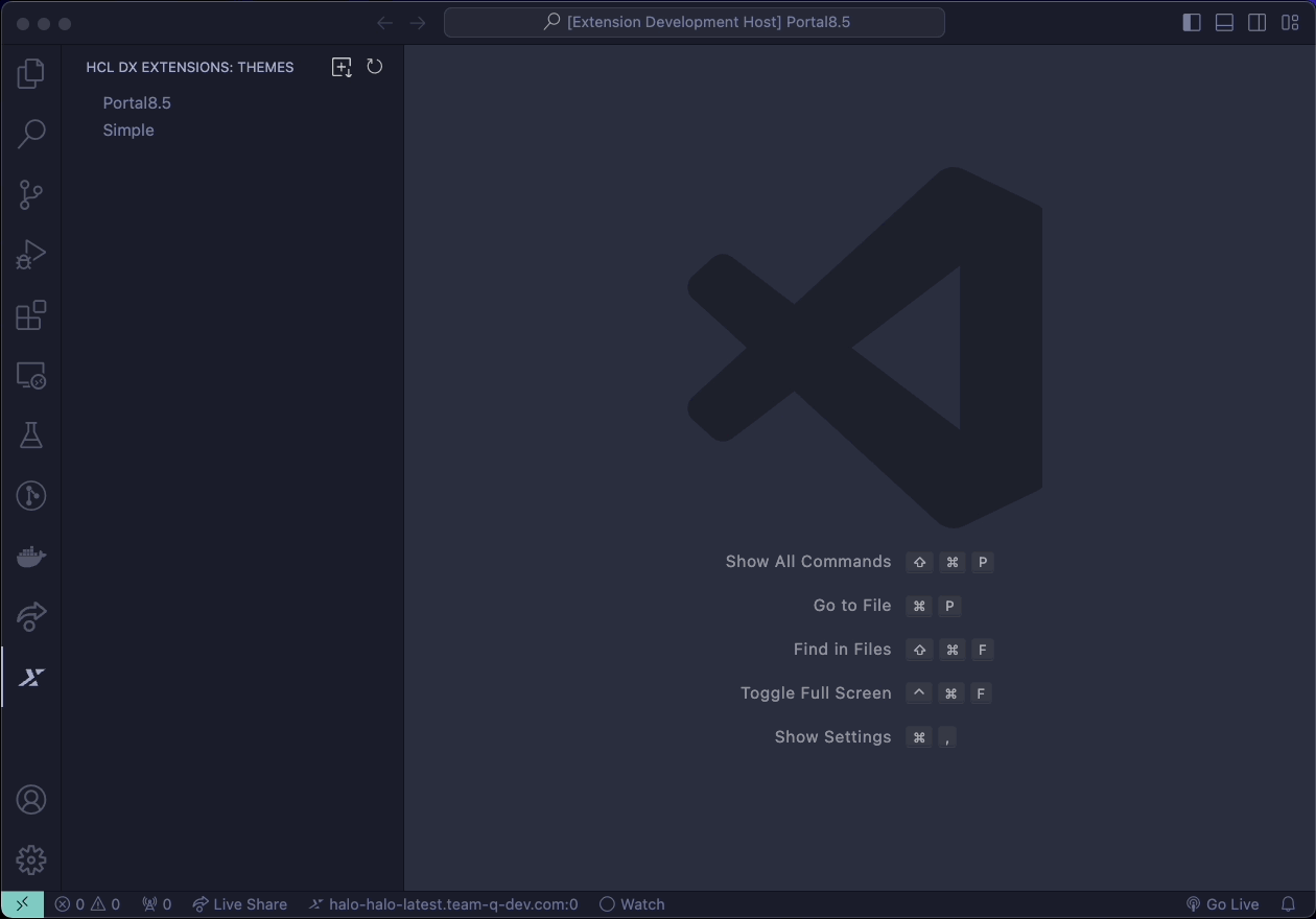 HCL DX Extensions for Visual Studio Code - HCL Digital Experience Help ...