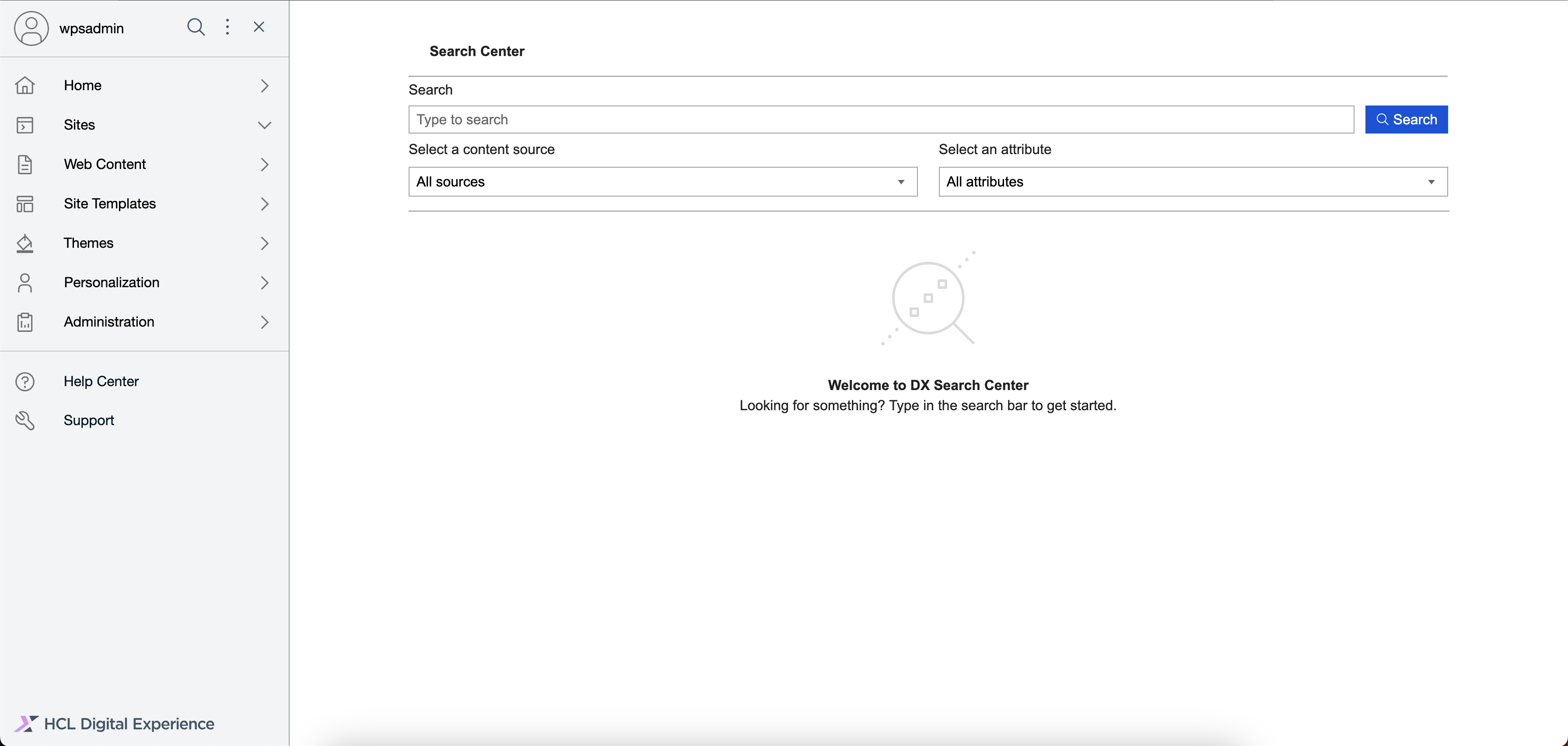 Accessing Search V2 - HCL Digital Experience Help Center