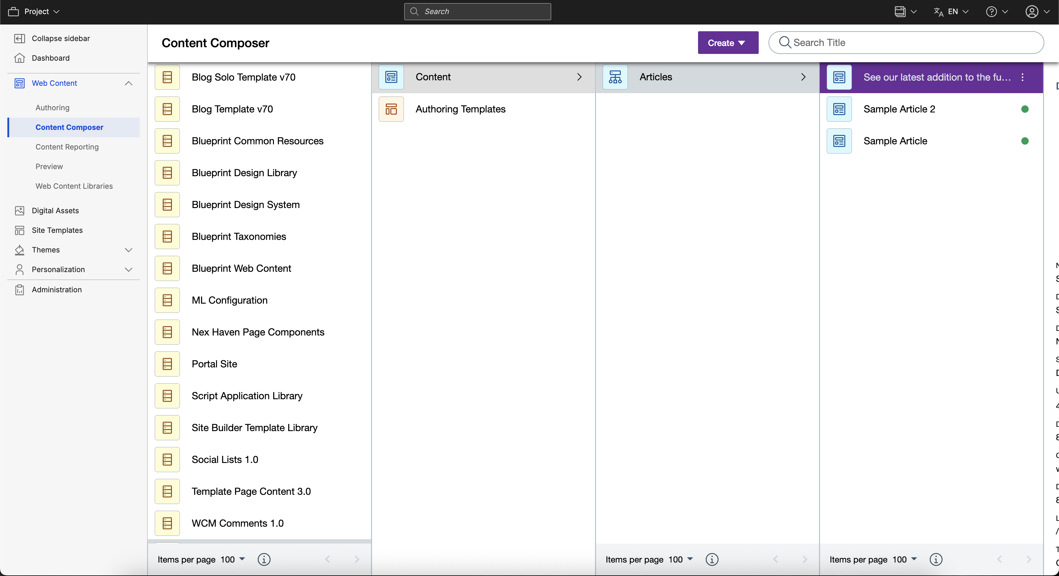 Delete Content Templates - HCL Digital Experience Help Center