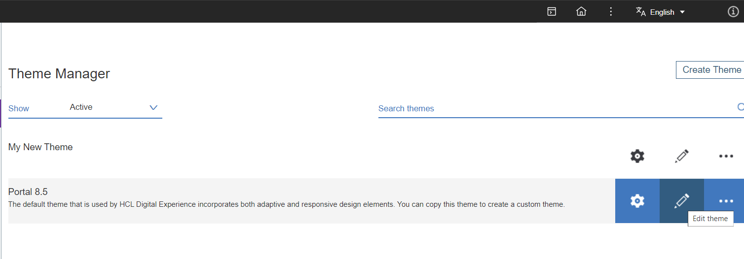 Linking system modules to a theme - HCL Digital Experience Help Center
