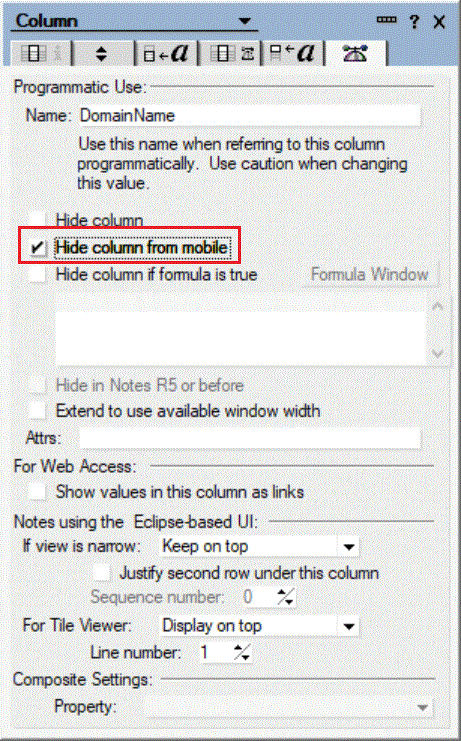 New properties in Designer to support HCL Nomad