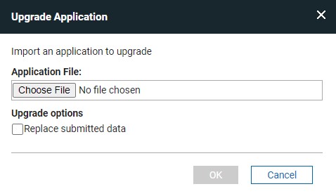 Upgrading applications