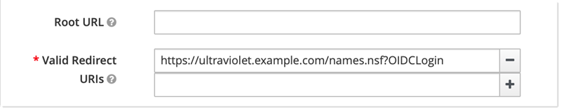 作为 Domino 的 OIDC 提供者的示例 KeyCloak 配置