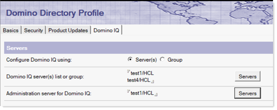 Enabling Domino IQ servers