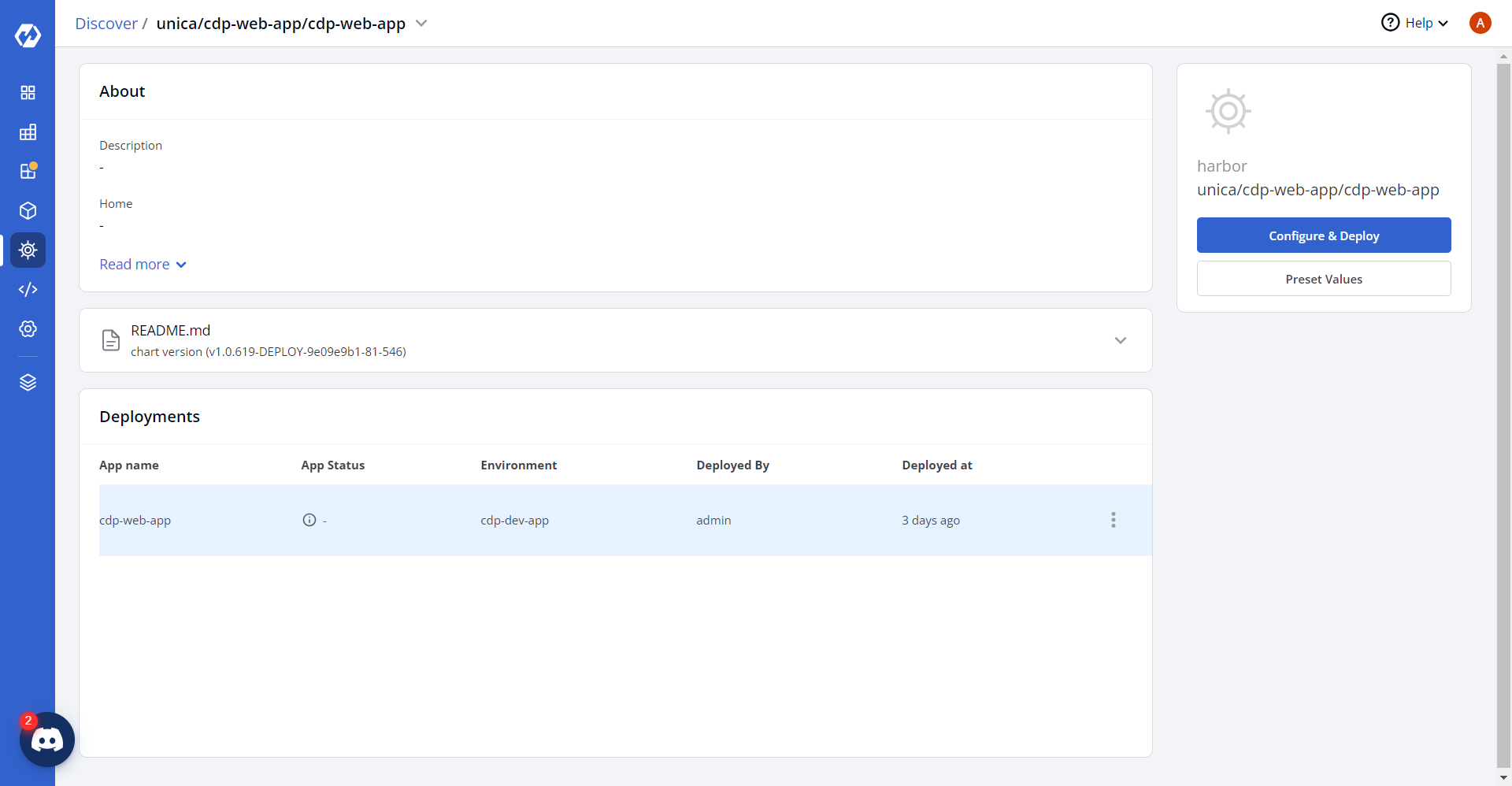 Deploying CDP Web App