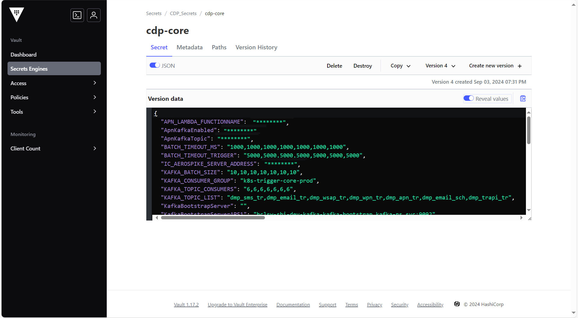 Deploying HCL CDP Core