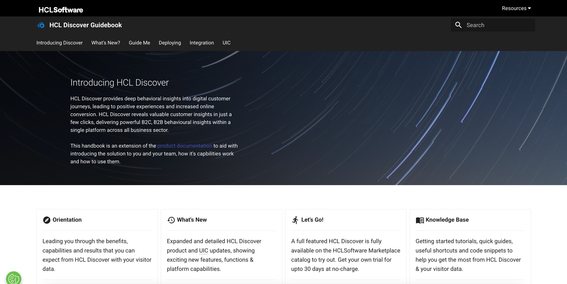 Guidebook Key - HCL Discover Guidebook
