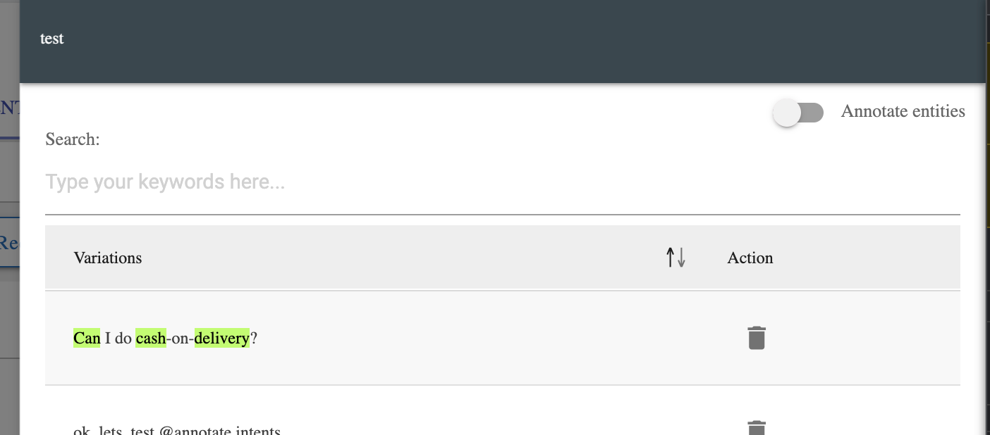 Multi Word Entity Recognition