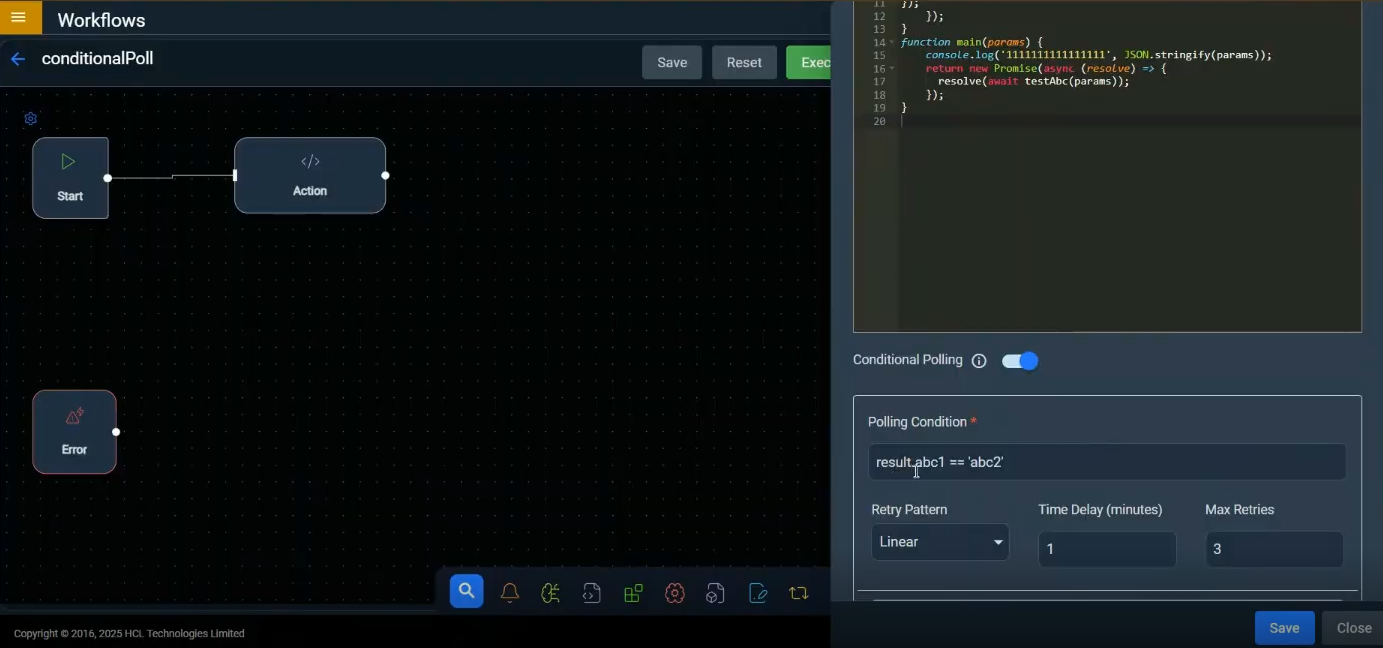 Conditional Polling (Action Node)