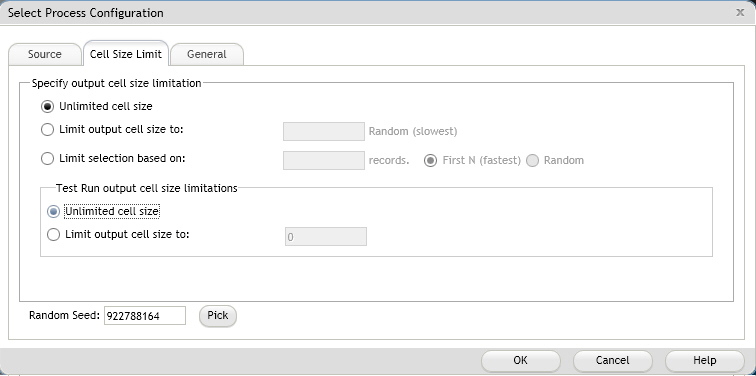 Processes taking input from a table