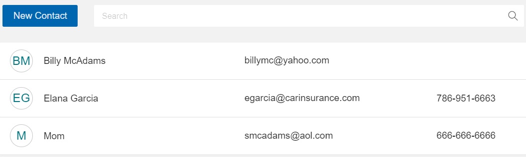 ¿Cómo se gestionan los contactos personales?