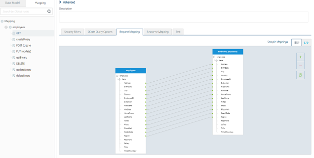 Creating a Mapping by using Visual Mapper - HCL Volt MX Documentation
