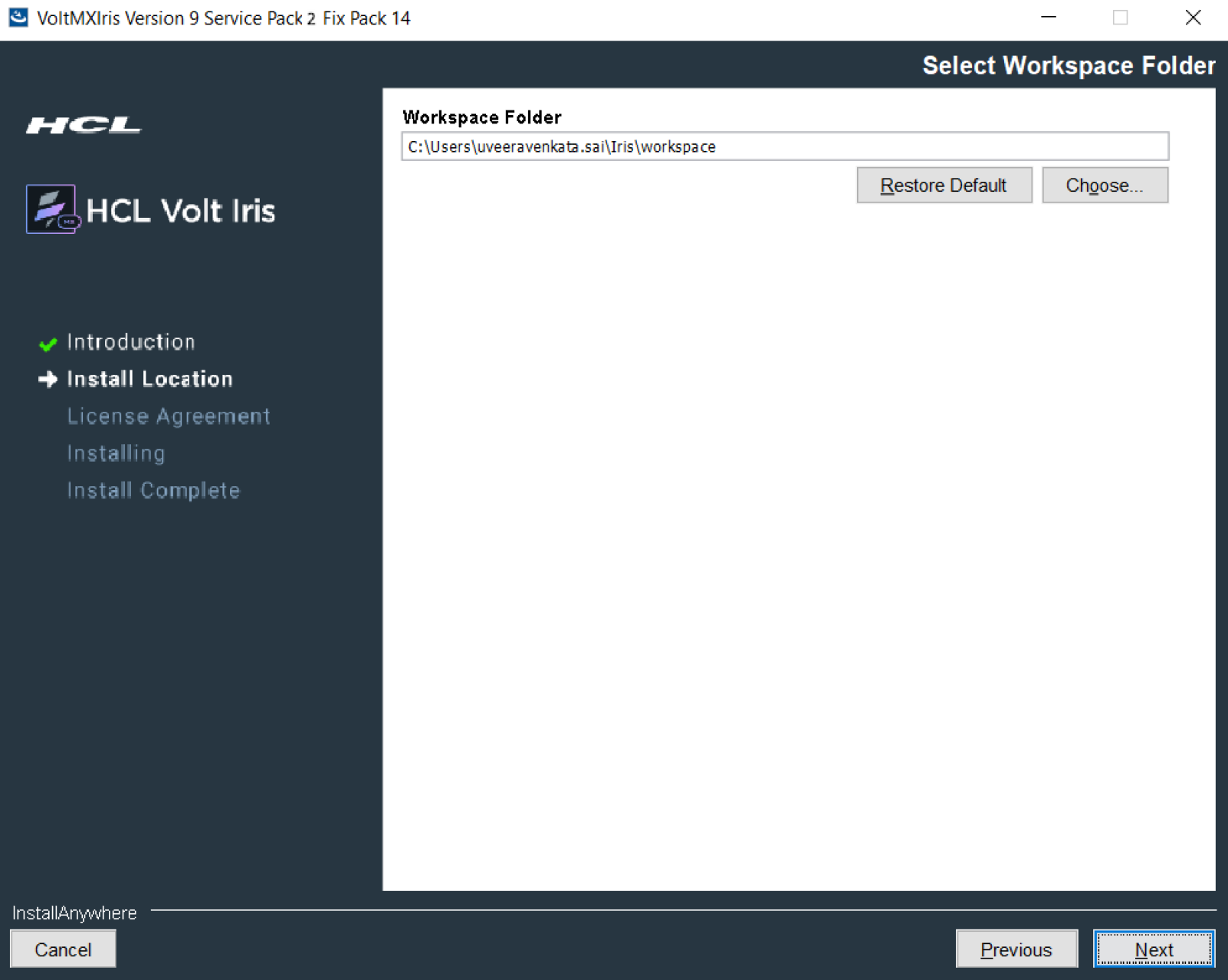 Install Volt MX Iris - HCL Volt MX Documentation